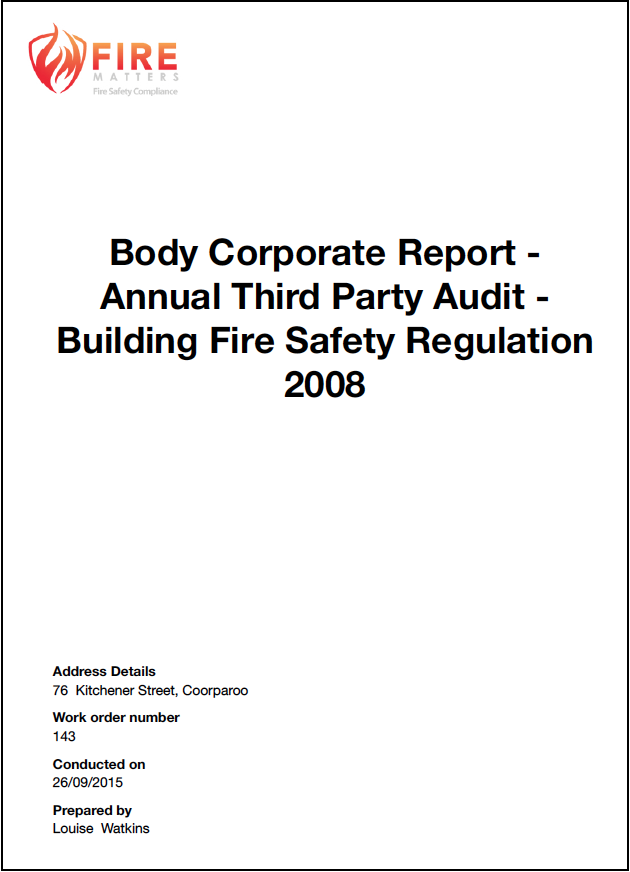 Fire Safety Adviser Services - FIRE MATTTERS